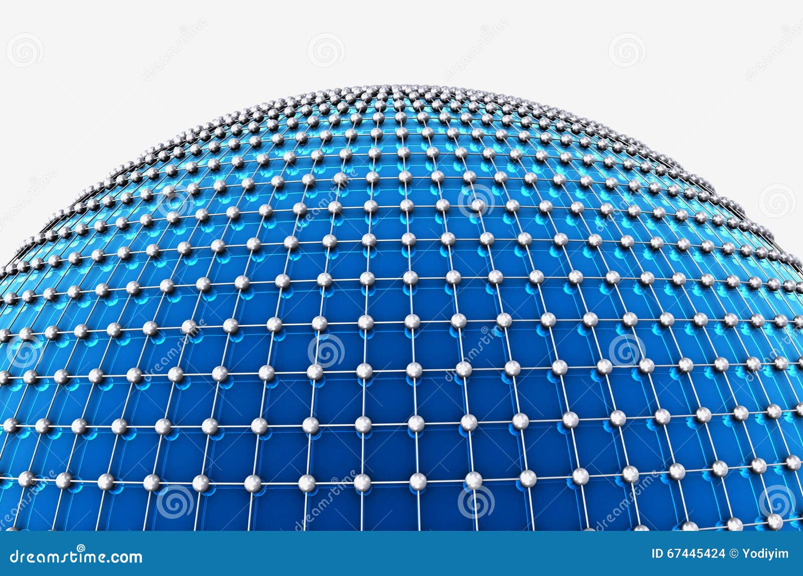 Abstract Sphere Molecule Structure Connection Concept. Stock ...