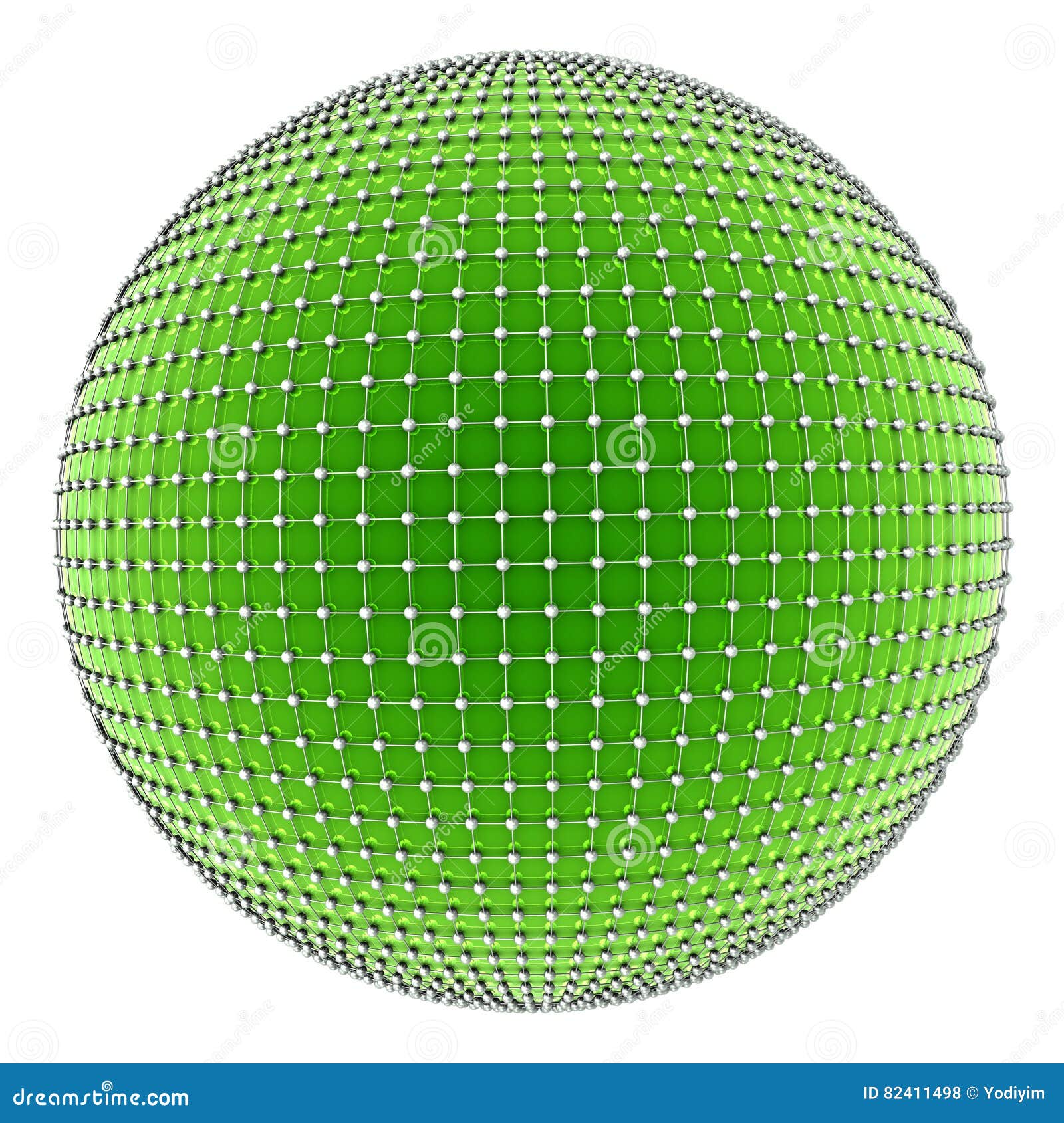 Abstract Sphere Molecule Structure Connection Concept. Stock ...