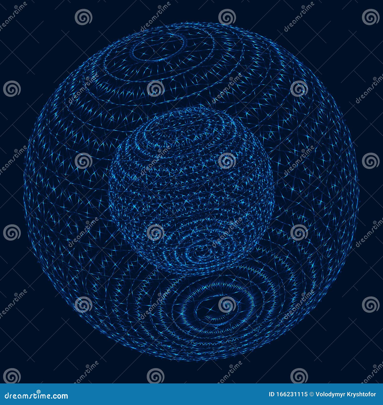 Abstract Sphere Art Work Urban Modern Design Stock Image ...