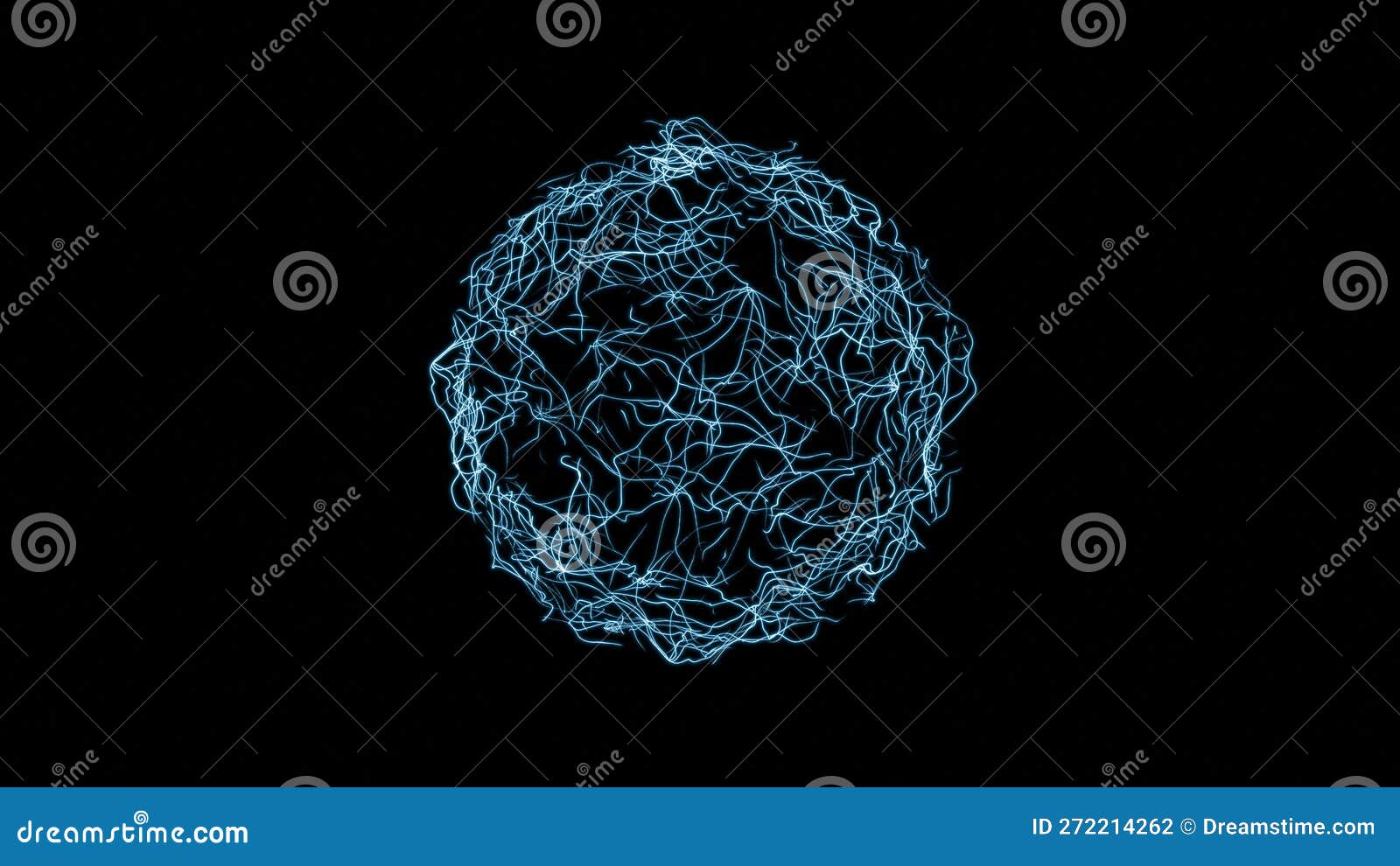 Abstract Sphere from Neuron Swirls Stock Illustration - Illustration of ...