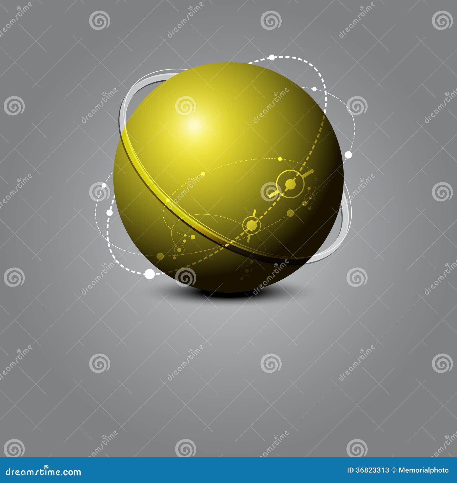 Abstract Sphere Science Concept Stock Vector - Illustration of ...