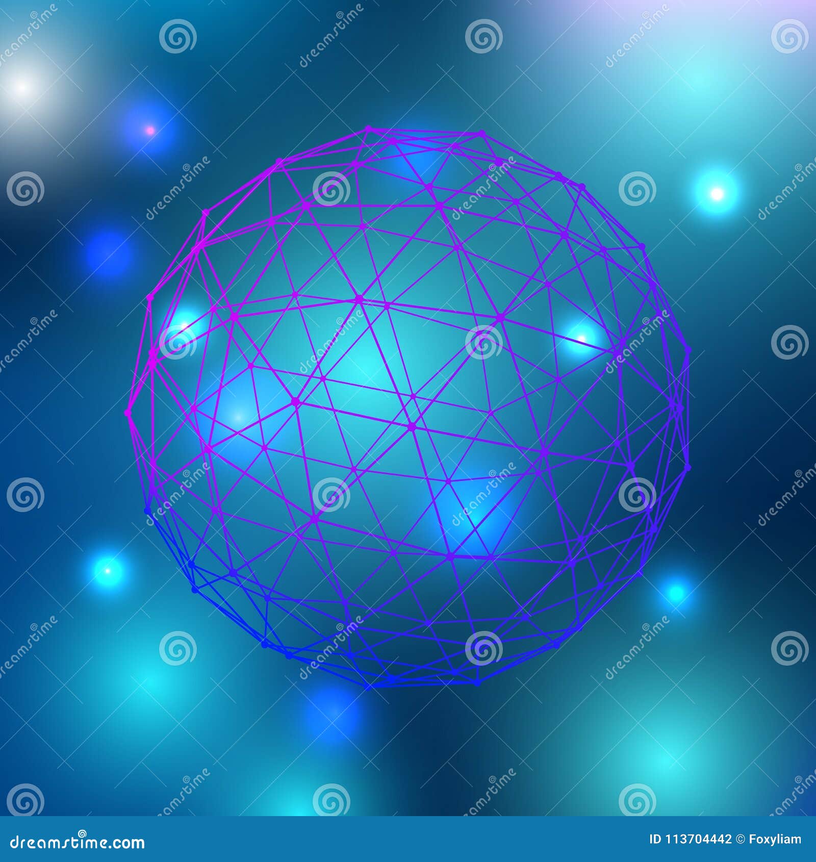 Abstract sphere shape stock vector. Illustration of planet - 113704442