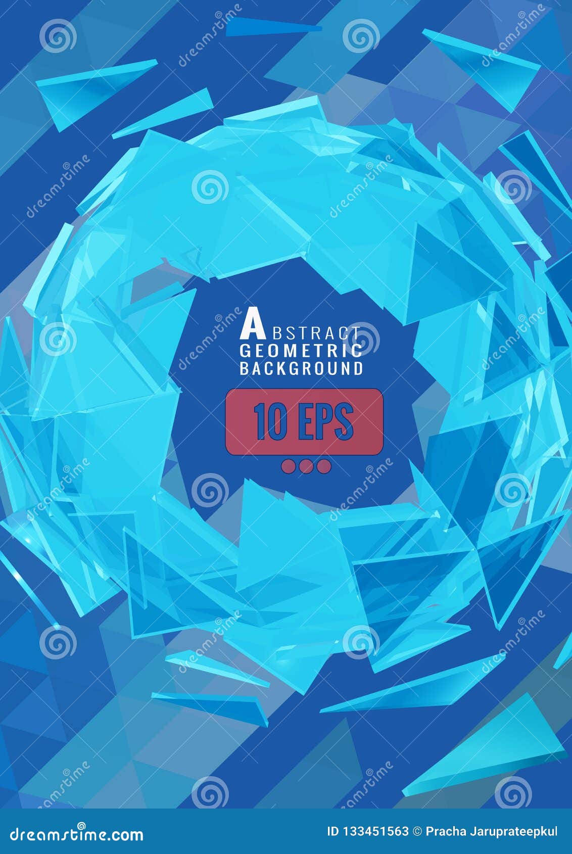 Abstract Sphere with Stripe Line on Blue BG Stock Vector - Illustration ...
