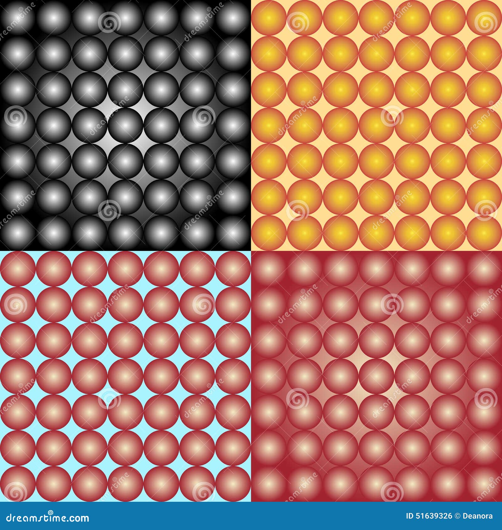 Abstract Spheres Background Set Stock Vector - Illustration of sphere ...