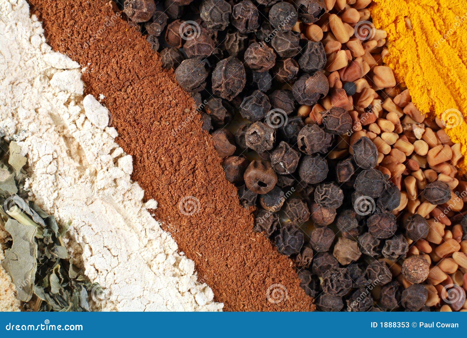 Abstract spices stock image. Image of fenugreek, garlic - 1888353