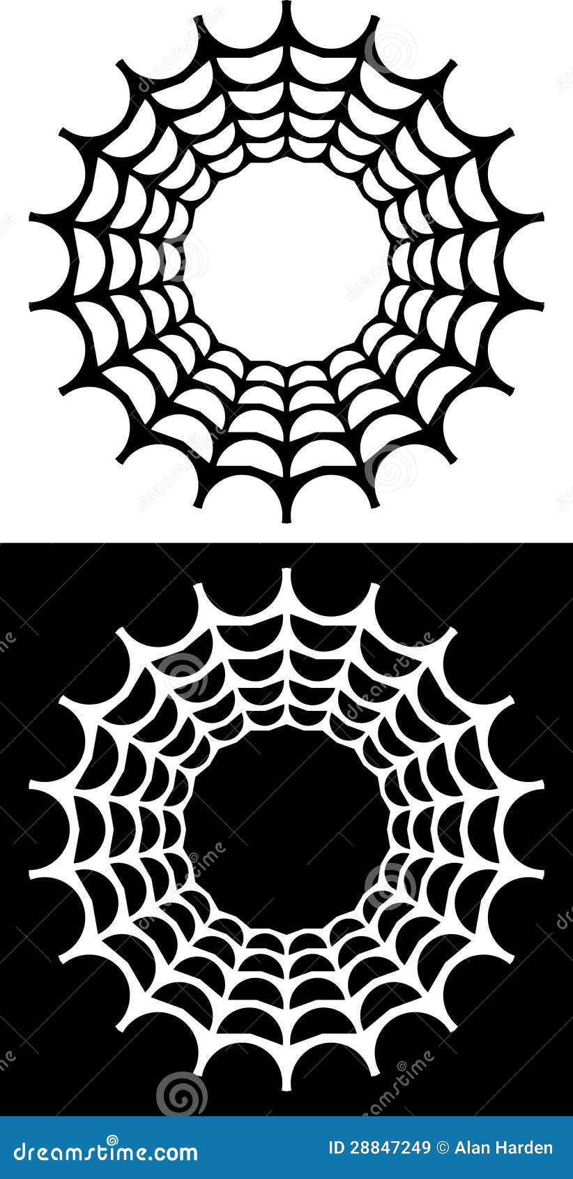 Abstract Spiders web stock illustration. Illustration of curve - 28847249