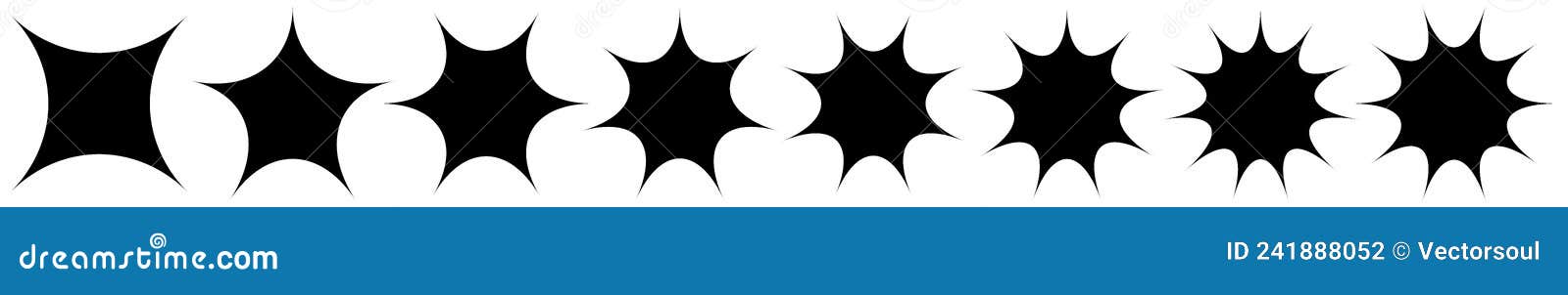 Abstract Spiky Shapes, Elements Design Illustration Stock Vector ...