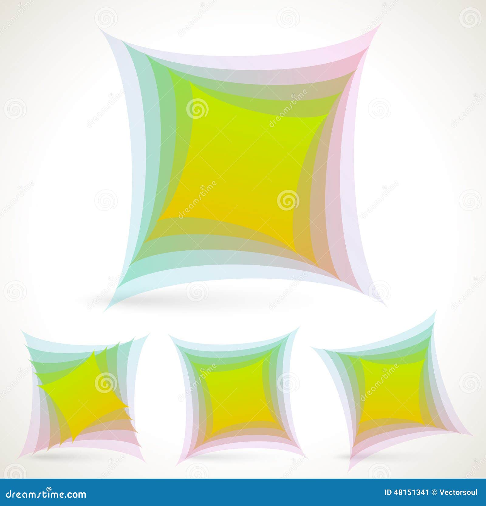 Abstract Spiky Shapes Fading into Transparent Stock Vector ...
