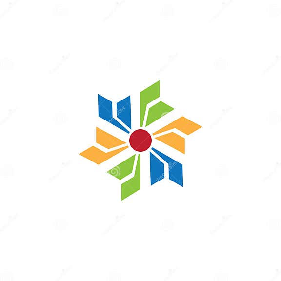 Abstract Spin Business Logo Vector Stock Vector - Illustration of ...
