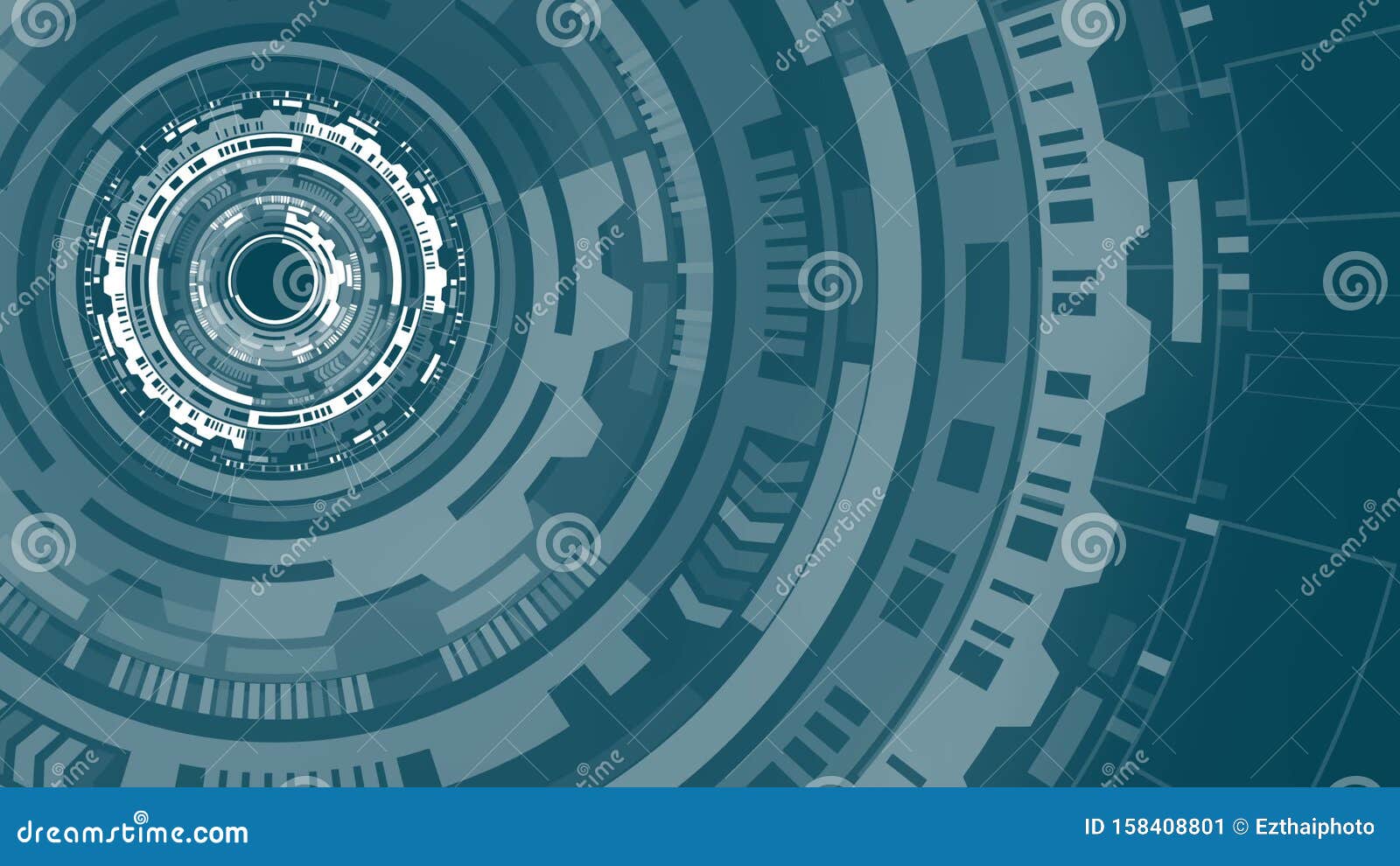 Abstract Spinning Futuristic Technology Circle Background Wallpaper ...