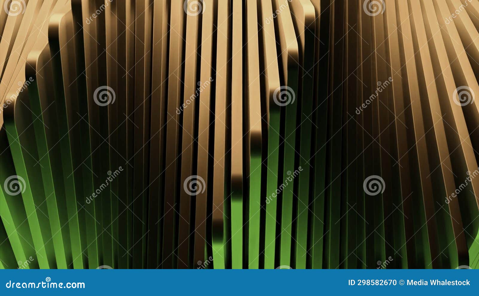 Abstract Spinning Metal Mechanism. Design. Parallel Metal Stripes ...