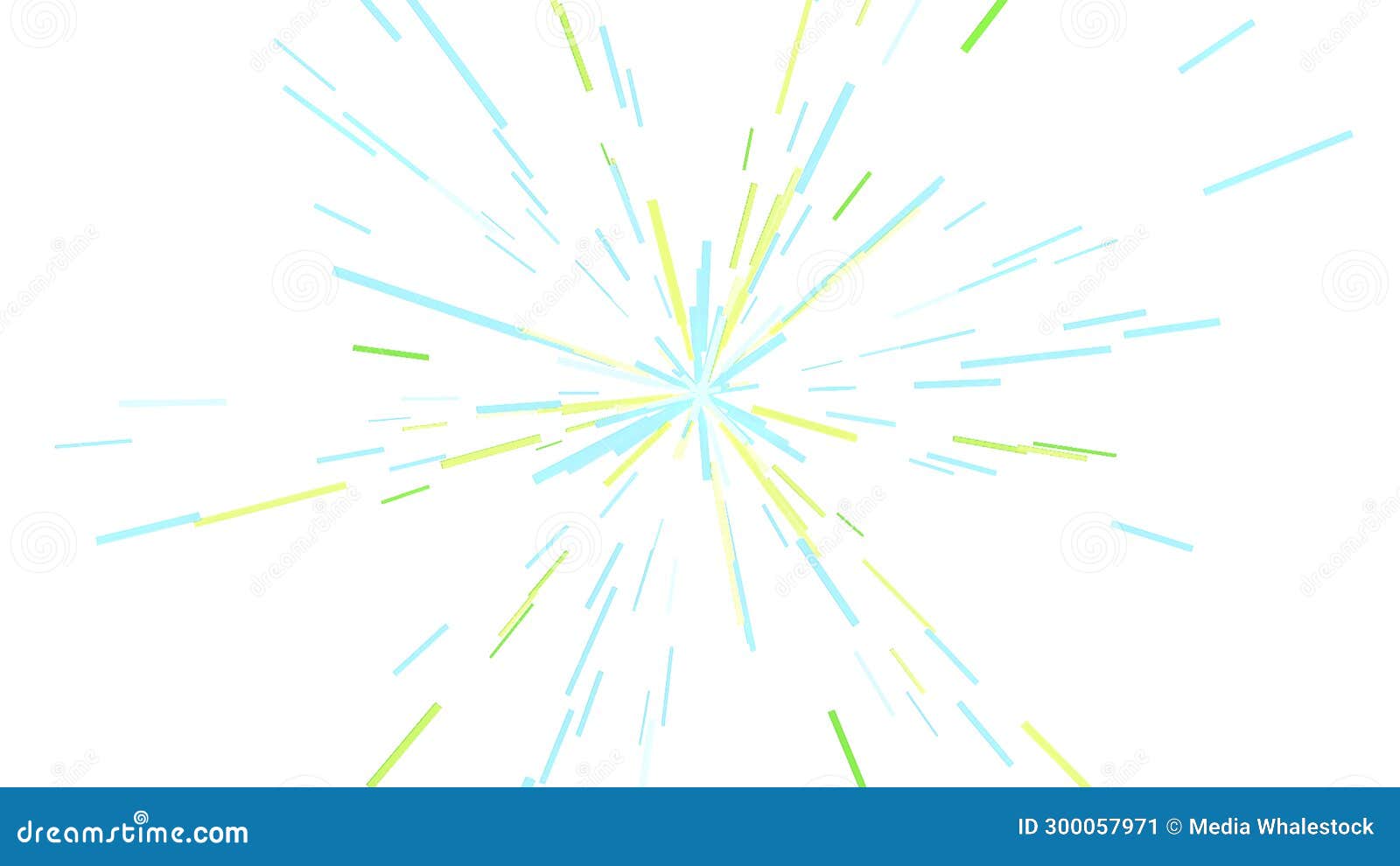 Abstract Spinning Rays Around One Central Point. Motion Stock ...