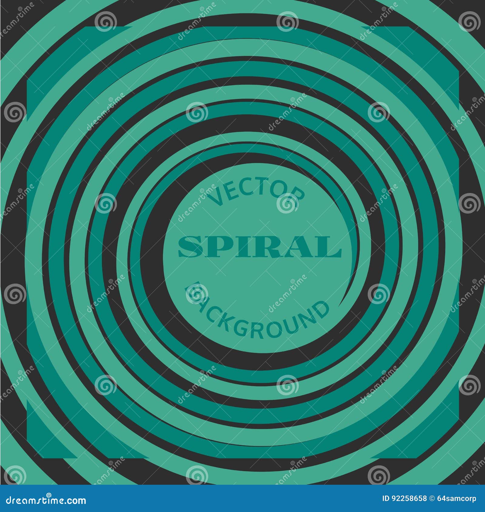 Abstract spiral background stock vector. Illustration of cover - 92258658