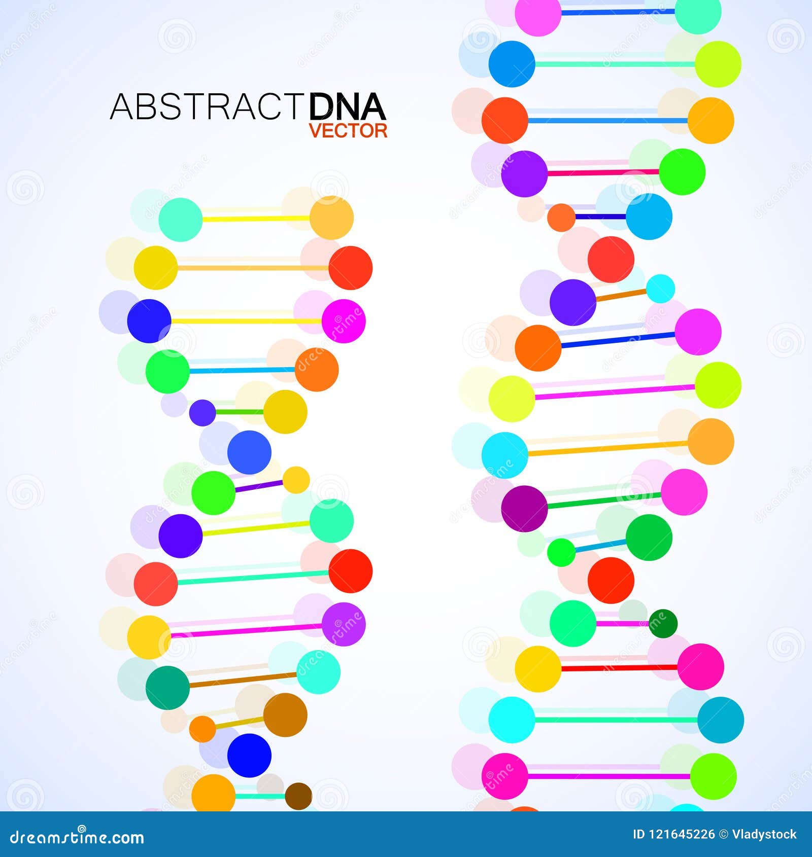 Abstract Spiral of DNA, Stylish Molecule Stock Vector - Illustration of ...
