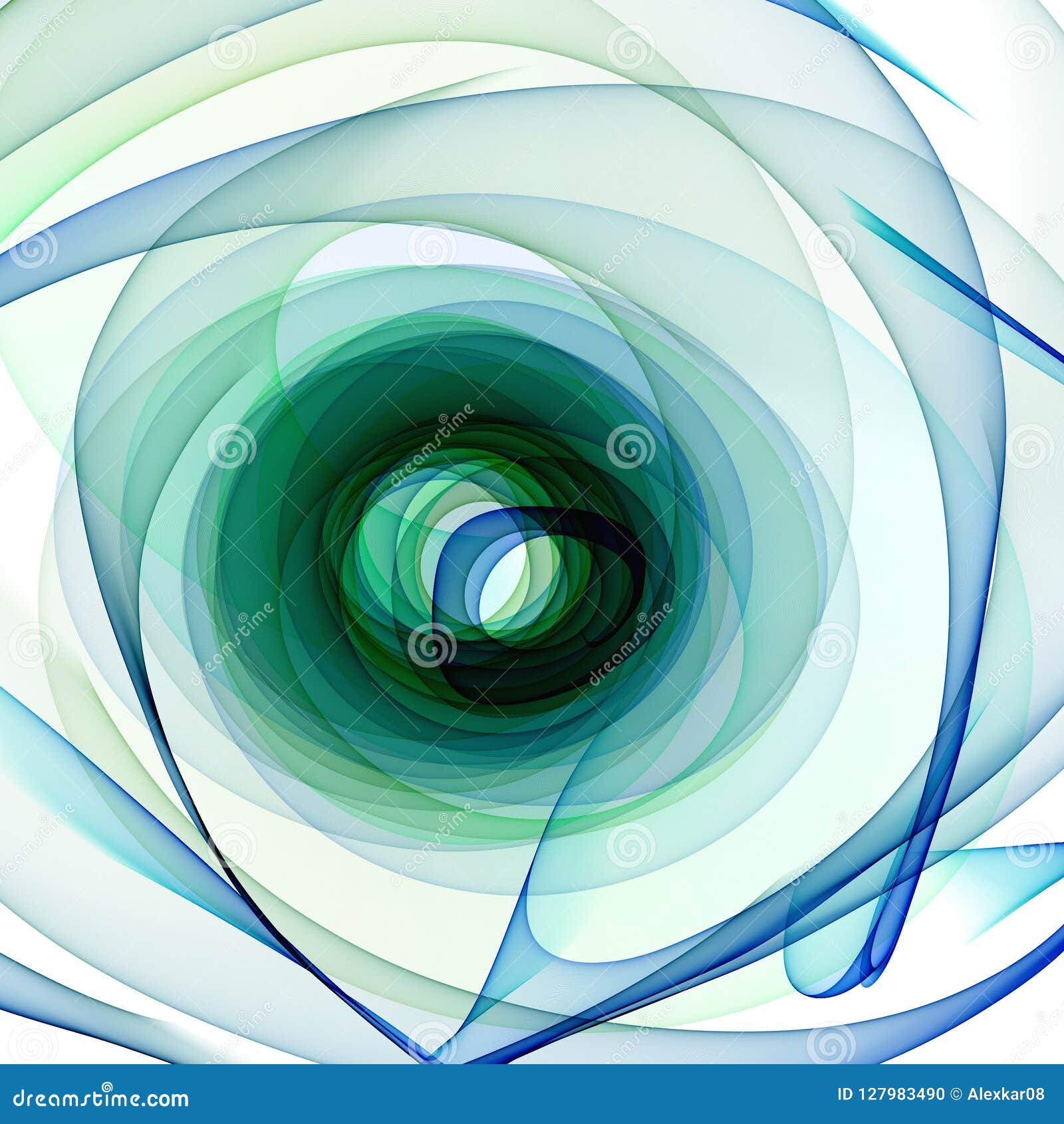 Abstract spiral stock illustration. Illustration of flowing - 127983490