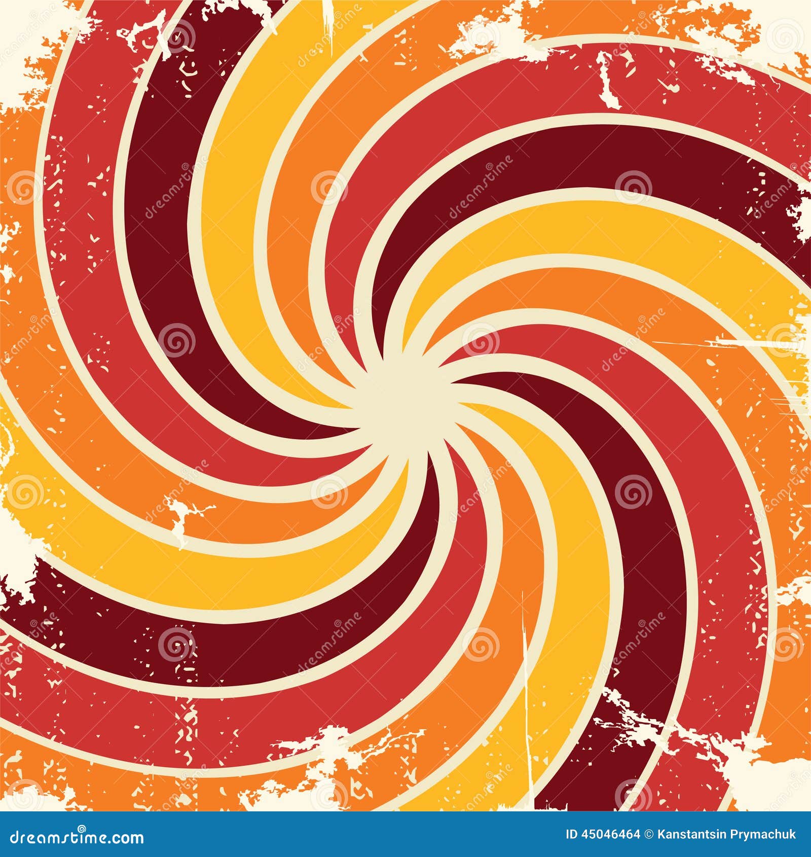 Abstract Spiral Grunge Pattern Background. Vector Stock Vector ...