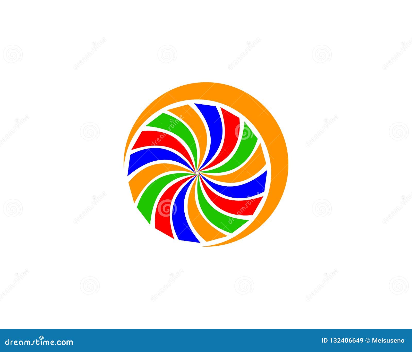 Abstract Spiral Logo Design Stock Vector - Illustration of logo, circle ...