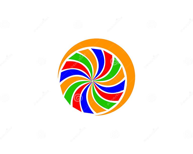 Abstract Spiral Logo Design Stock Vector - Illustration of logo, circle ...