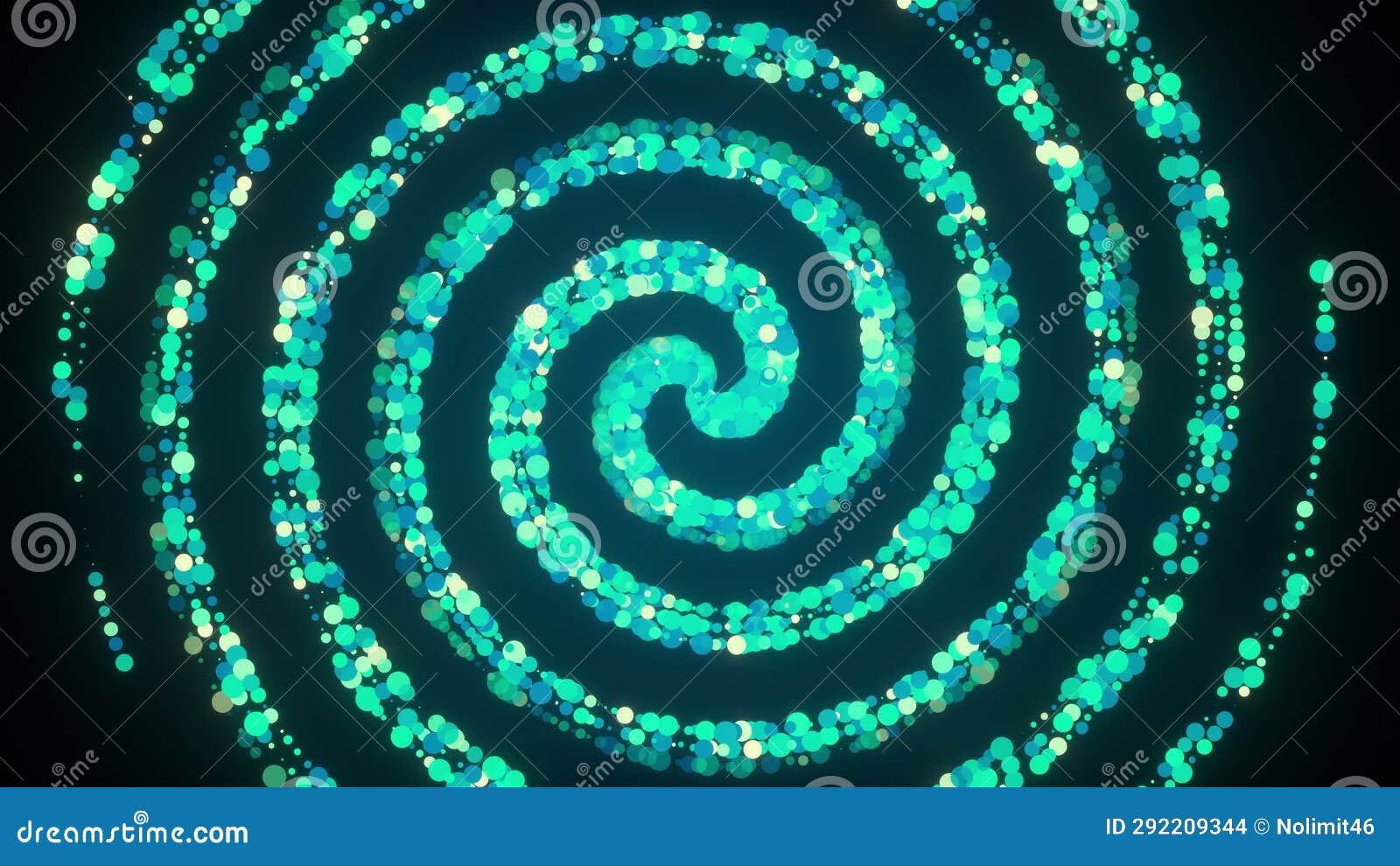 Abstract spiral particles stock footage. Video of energy - 292209344