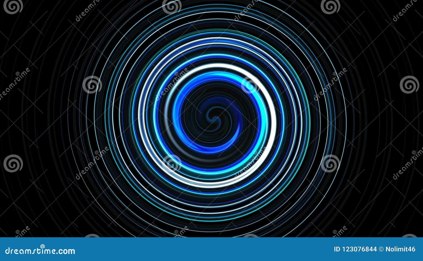 Abstract Spiral Rotating And Twisting Lines Computer Generated Background 3d Render Background