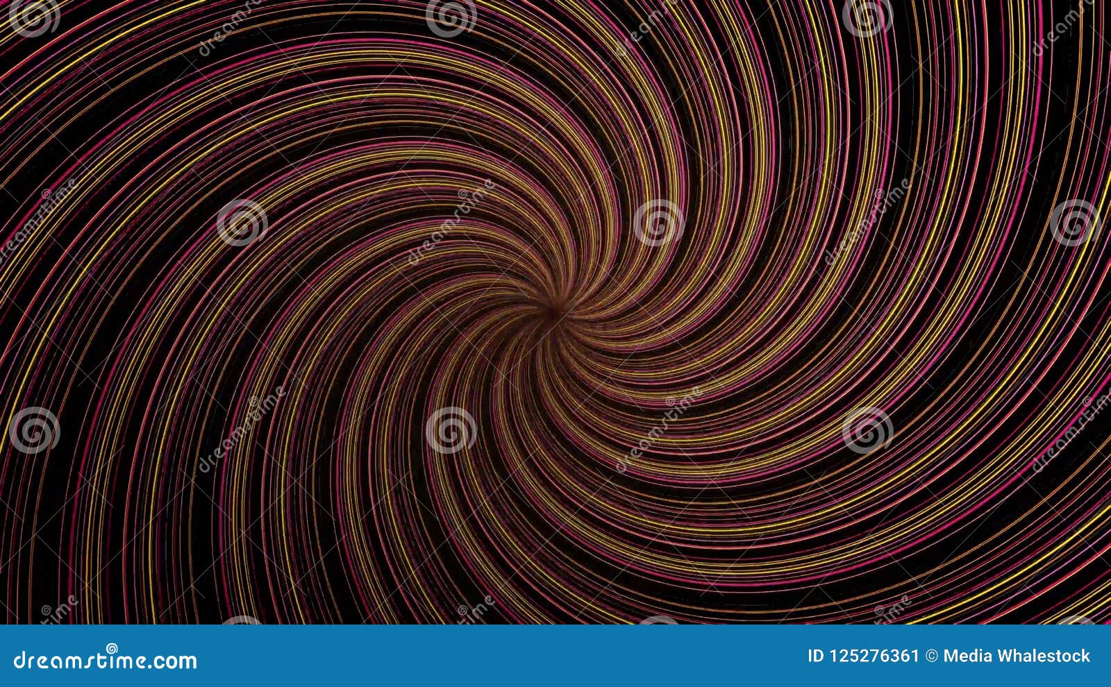 Abstract Spiral Rotating And Twisting Lines Computer Generated Background 3d Rendering