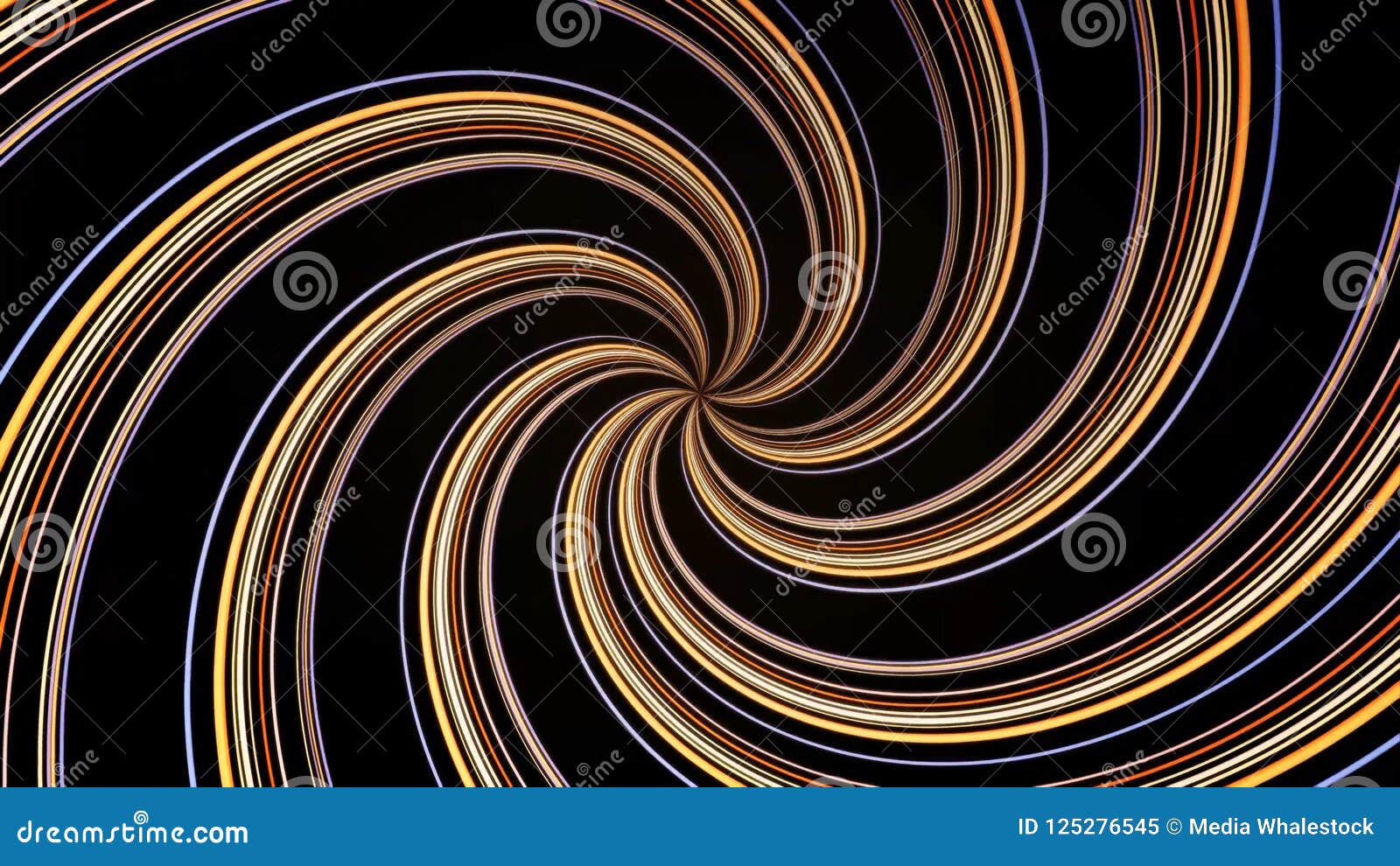 Abstract Spiral Rotating and Twisting Lines, Computer Generated ...