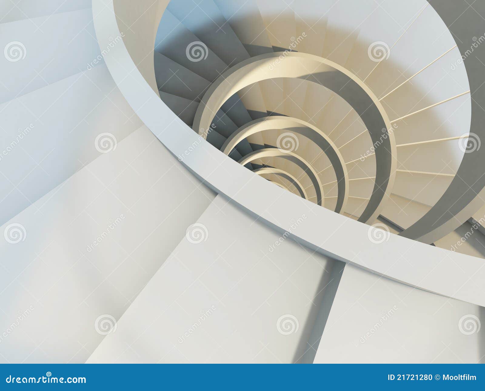 Abstract spiral staircase stock illustration. Illustration of reach ...