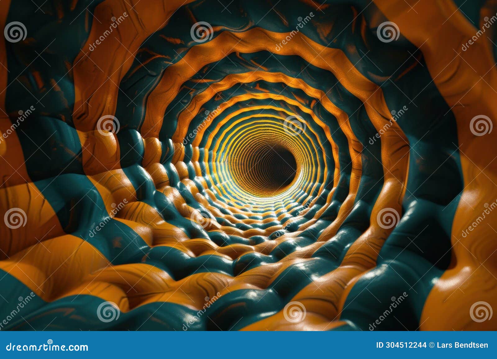 Abstract Spiral Tunnel Mesmerizing Pattern - AI Generated Stock ...