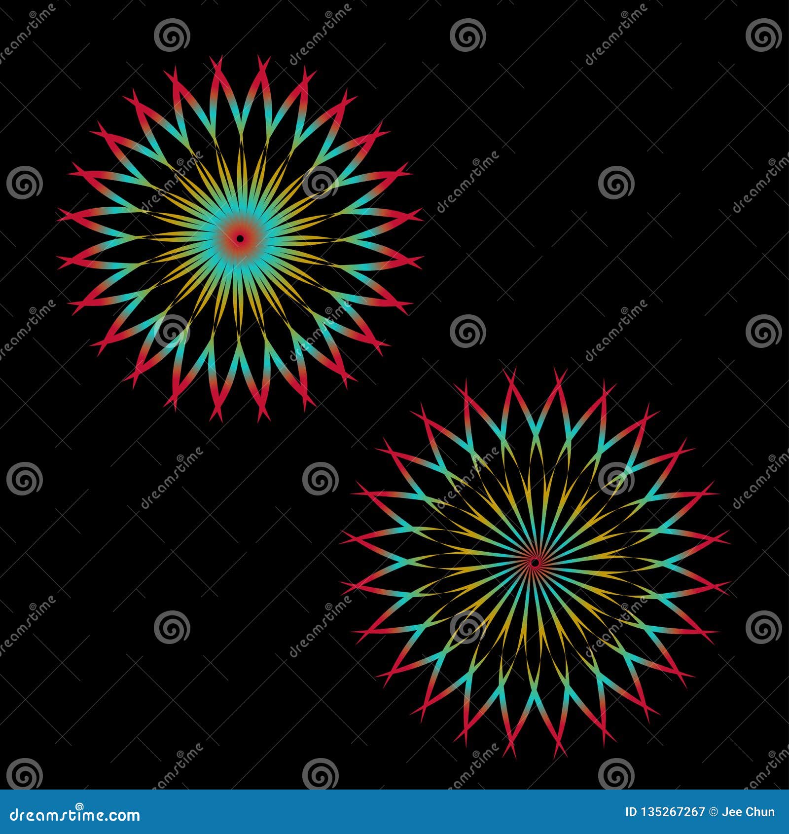 Abstract Spirograph Art , Parabolic Curve of Line in Circle Form ...