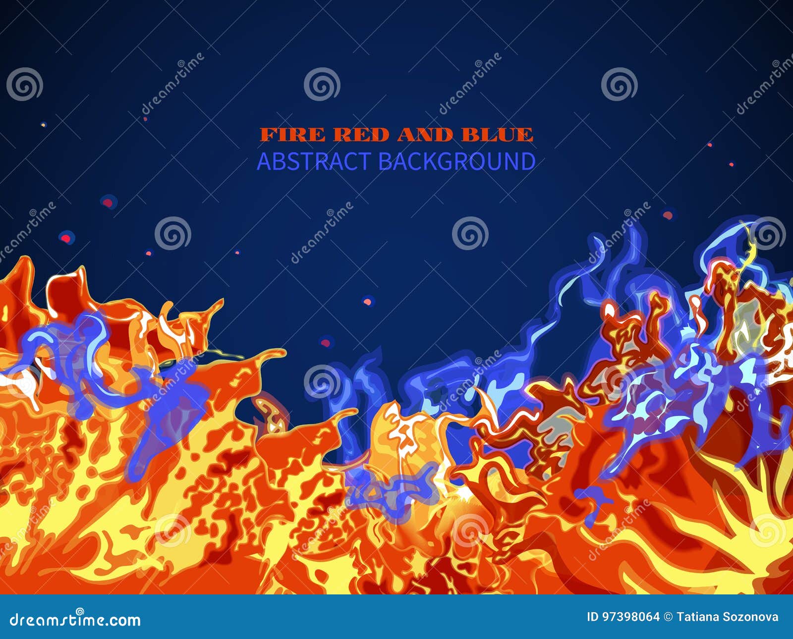 Abstract splash of fire stock illustration. Illustration of danger ...