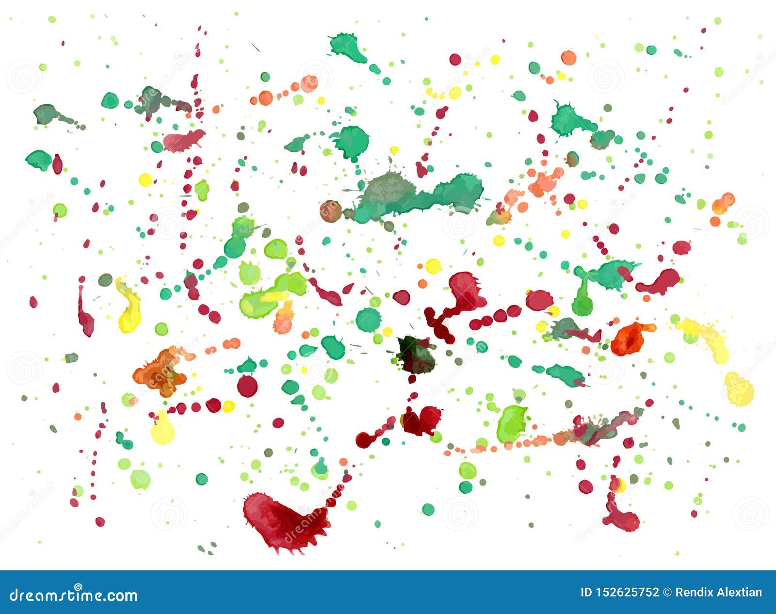 Abstract Splash Hand Made Tracing from Sketch Vector Illustration Stock ...