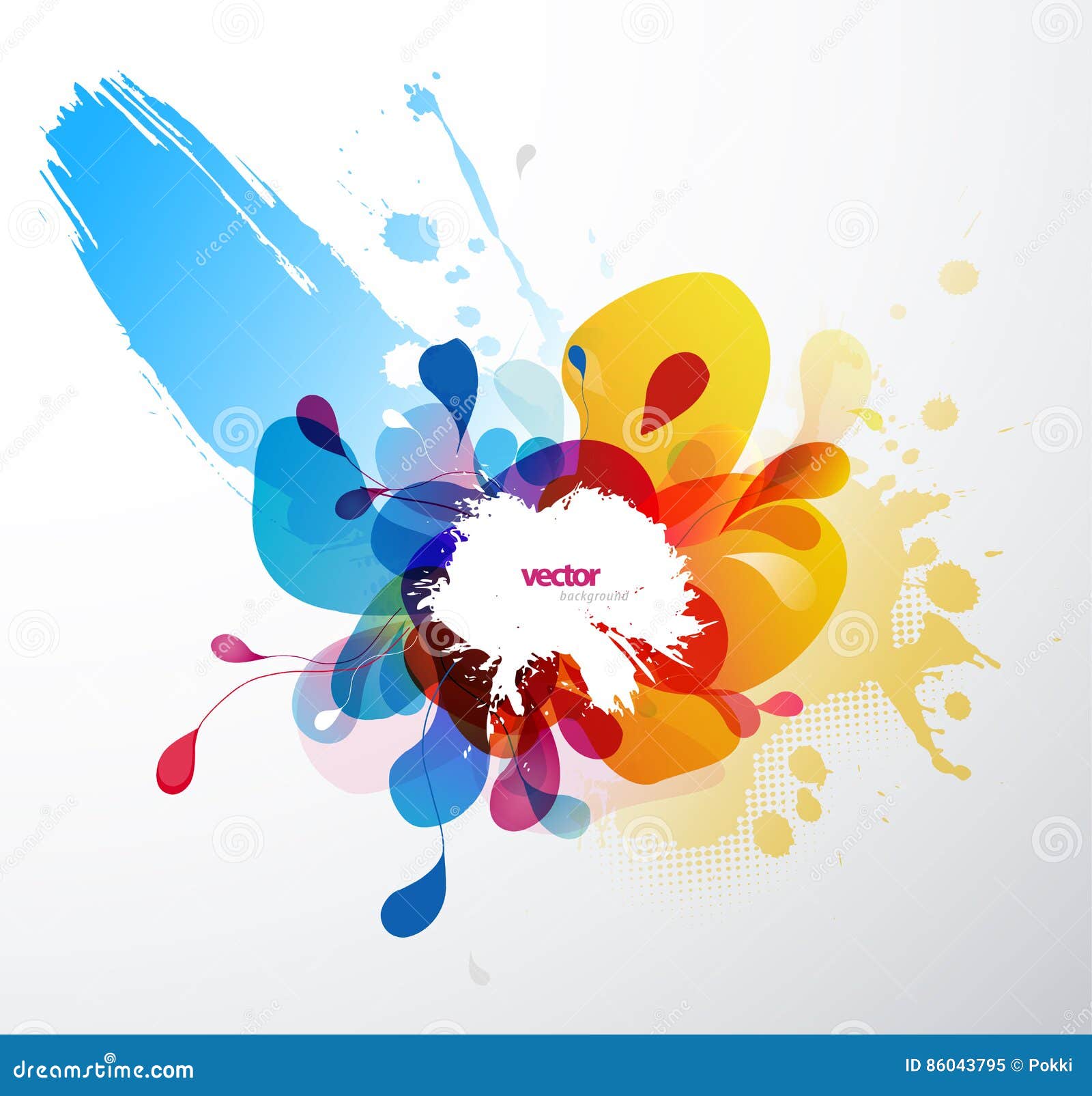 Abstract Splash Illustration Wallpaper. Stock Vector - Illustration of ...
