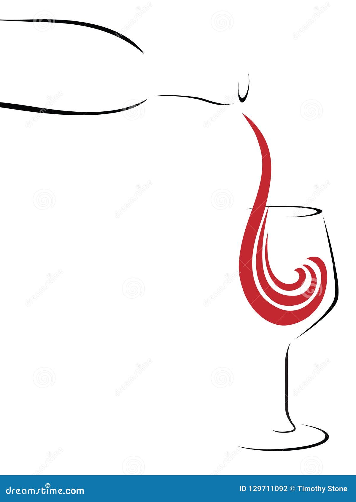 Abstract Splash of Red Wine in Wineglass Stock Vector - Illustration of ...
