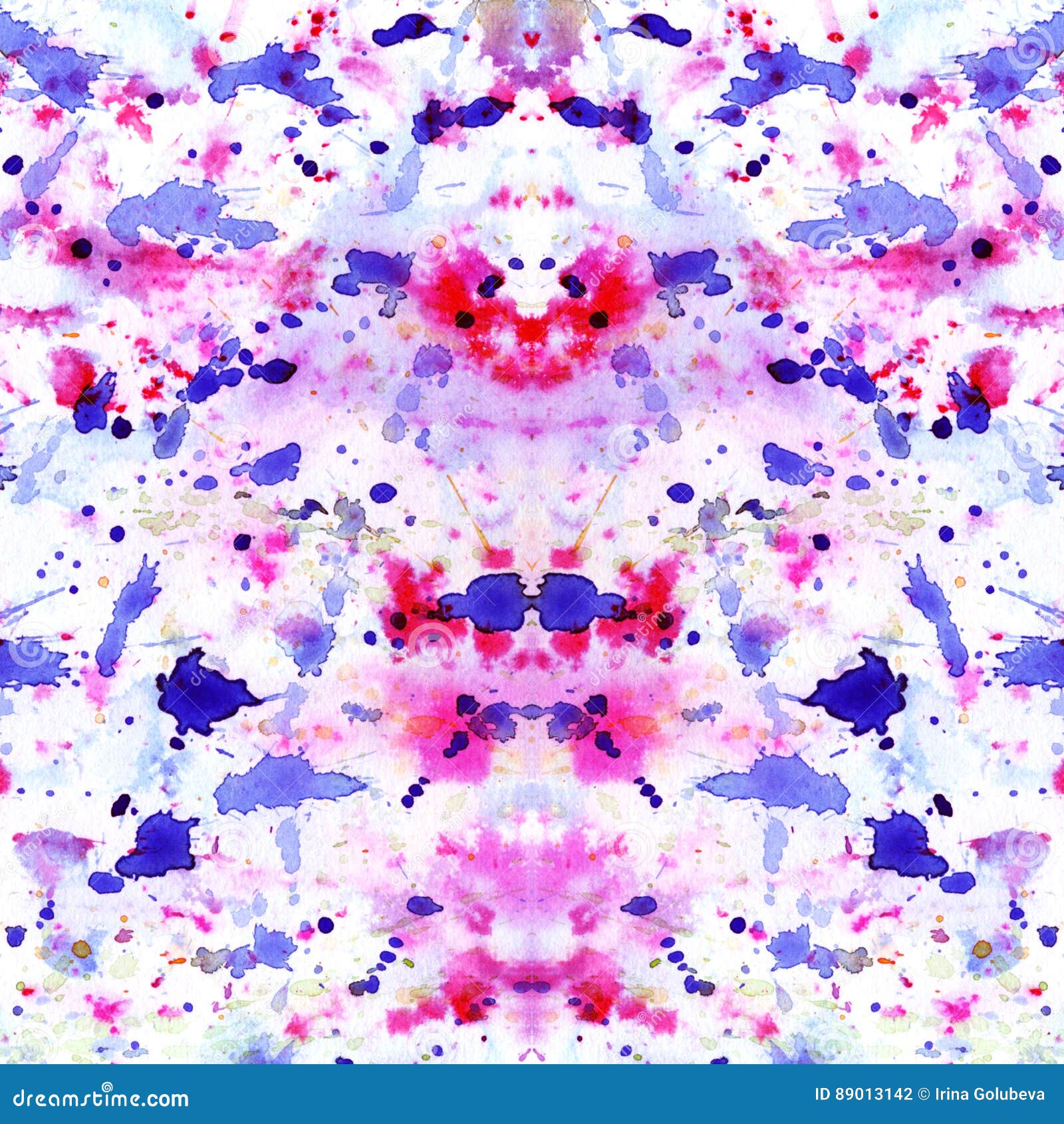 Abstract Splashed and Splattered Splotches of Colorful Violet Stock ...
