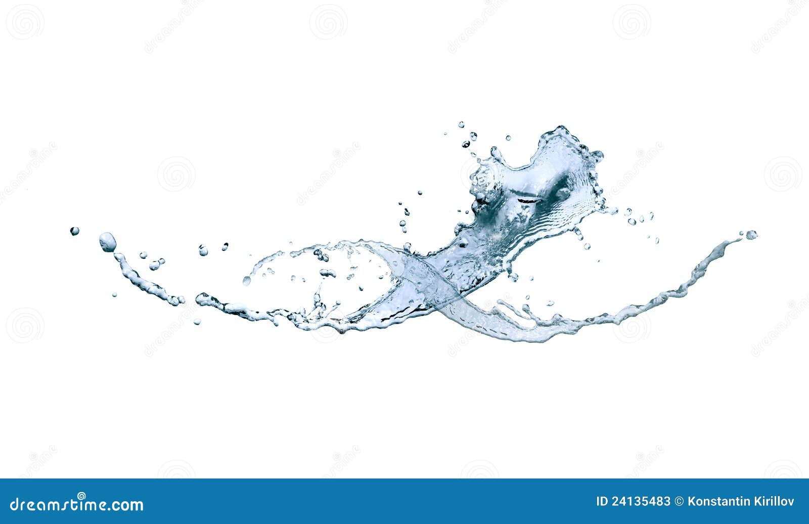 Abstract Splashing Water stock image. Image of blue, abstract - 24135483