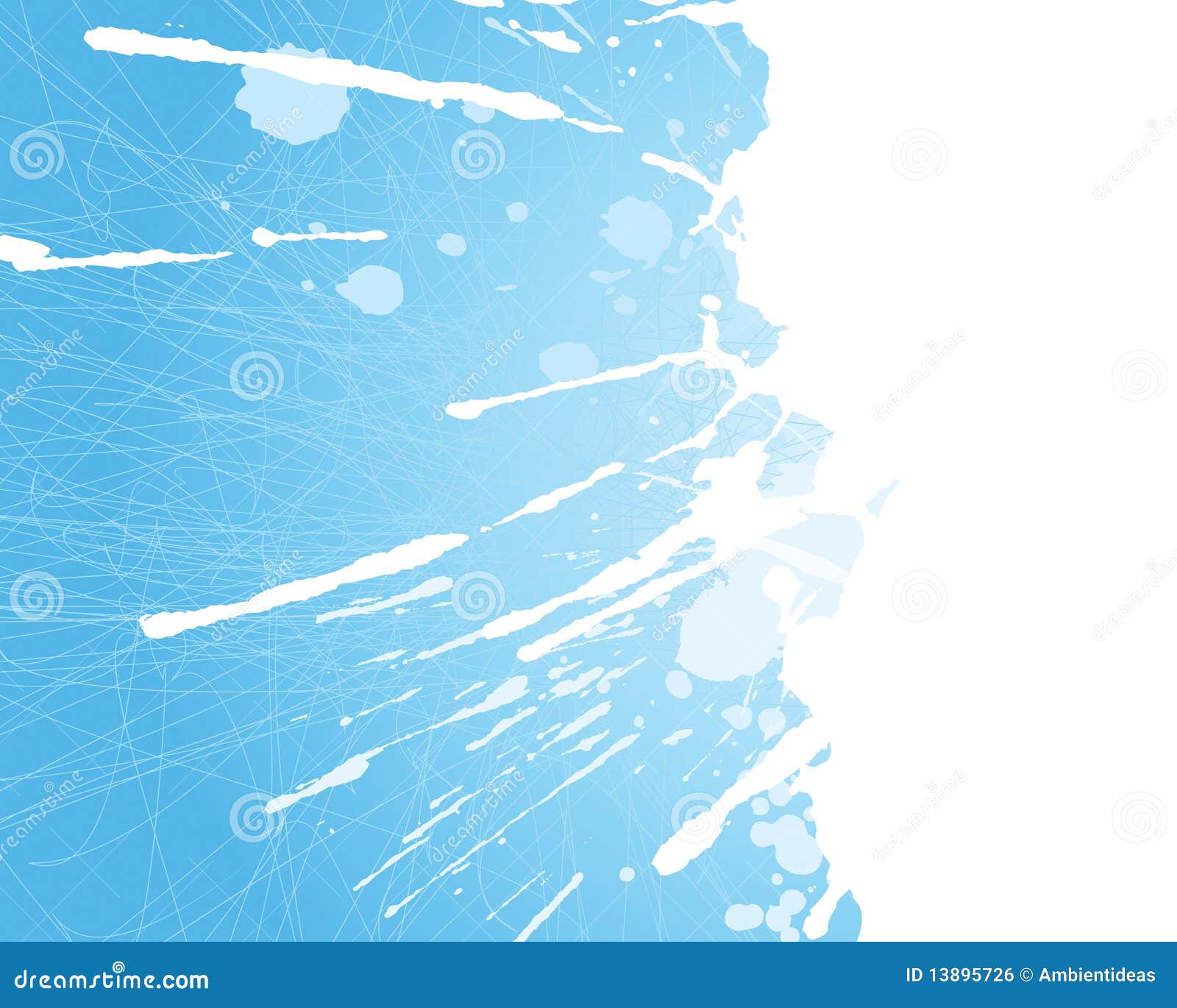 Abstract Splatter Background and Wild Lines Stock Illustration ...