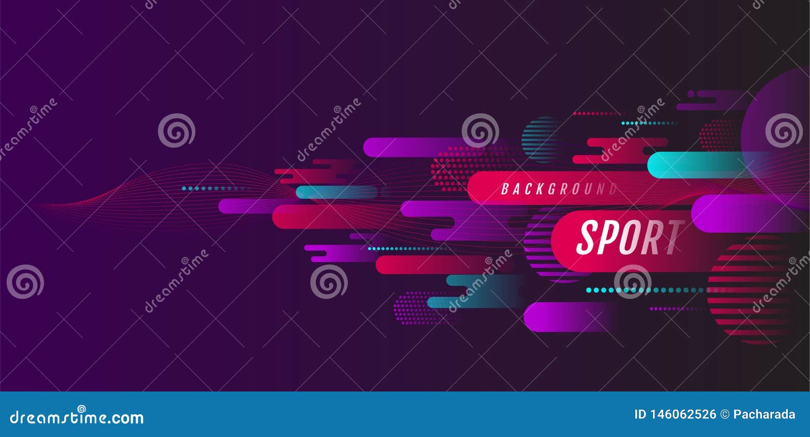 Abstract Sport Background, Active Motion, Dynamic, Vector Illustration ...