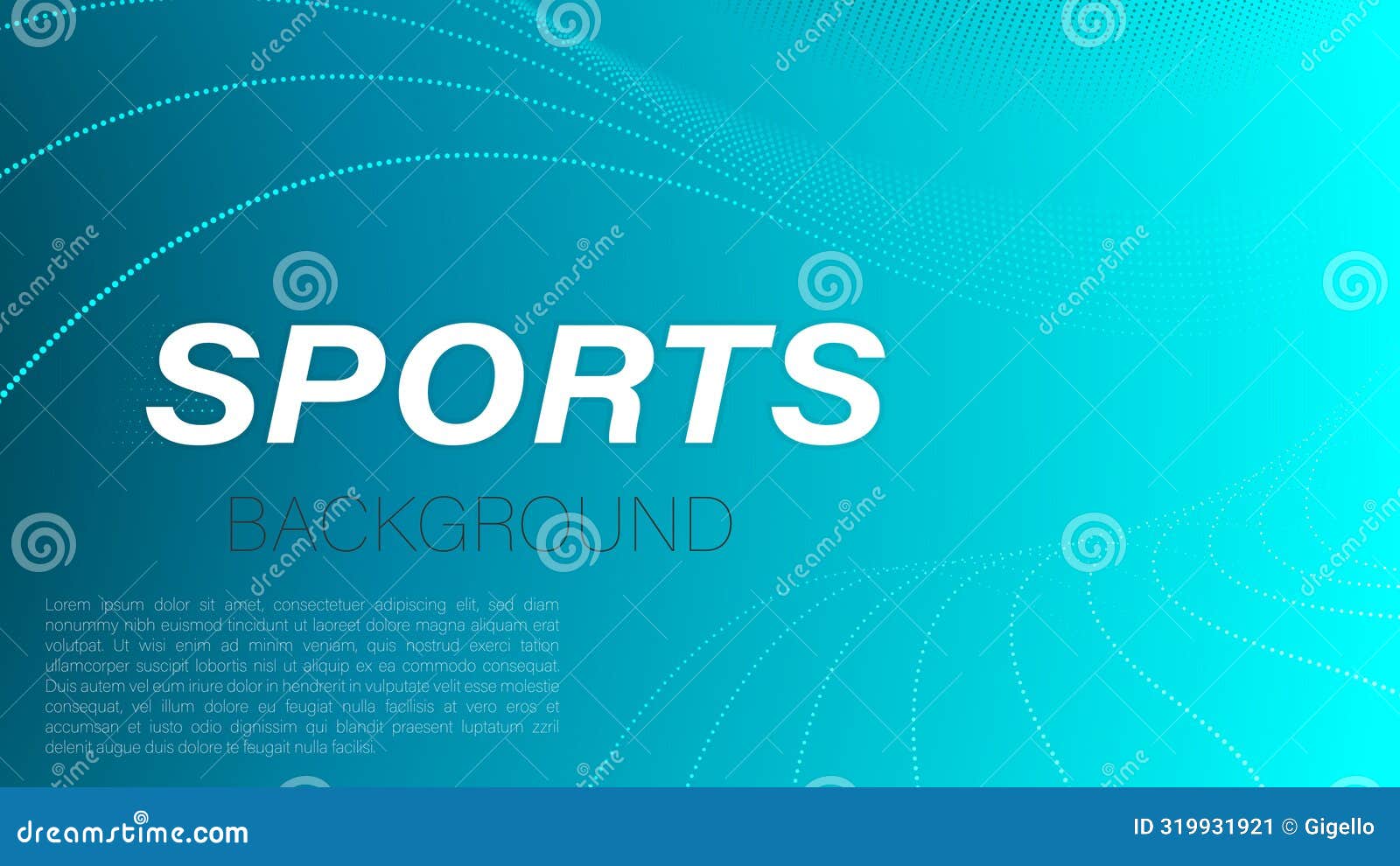 Abstract Sport Background with Motion Elements, Vector Illustration ...