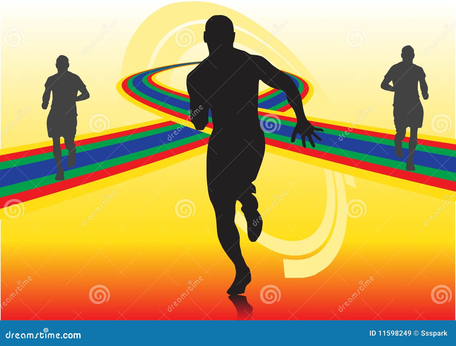 Abstract sport vector stock vector. Illustration of athletic - 11598249