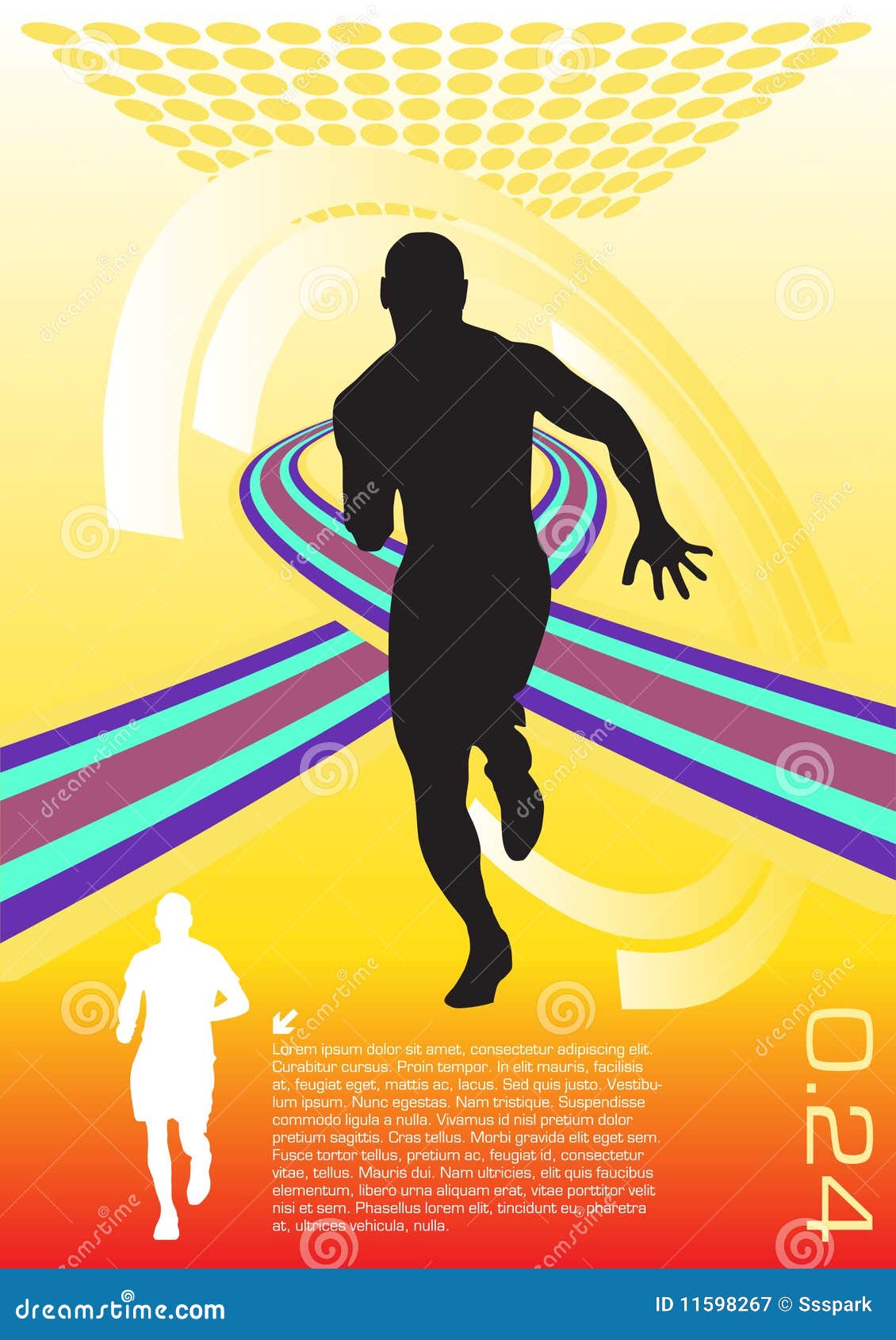 Abstract sport vector stock vector. Illustration of futuristic - 11598267