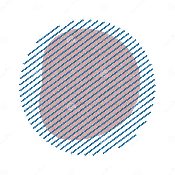 Abstract Spot with a Straight Abstract Spot with a Straight Stripe ...