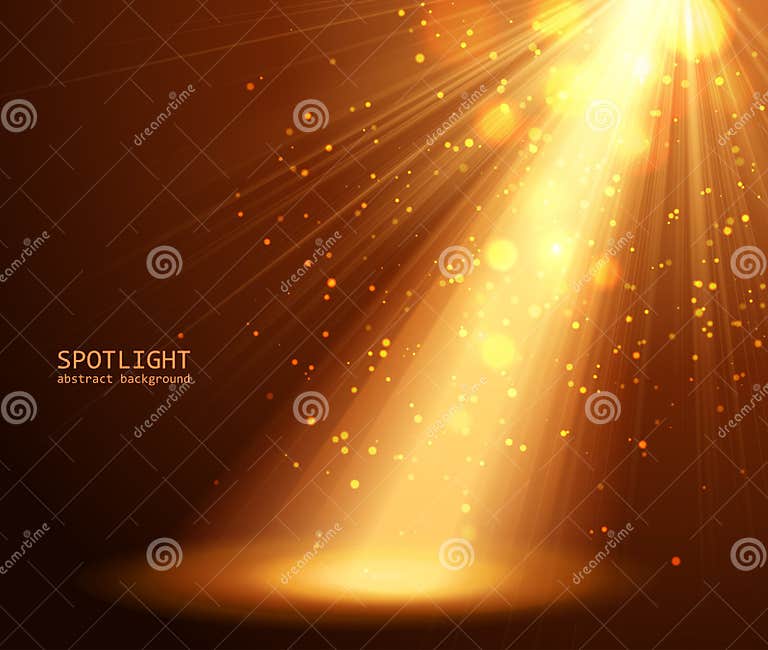 Abstract Spotlight Background Stock Vector - Illustration of curtain ...