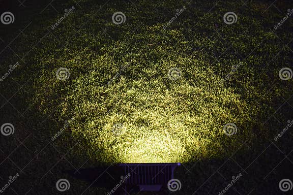 Abstract Spotlight Glow Warn Light on the Glass Stock Photo - Image of ...