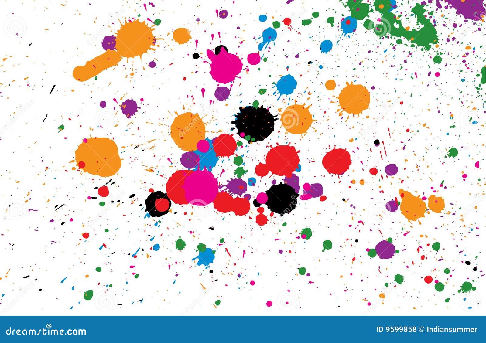 Abstract spots background stock illustration. Illustration of splashes ...