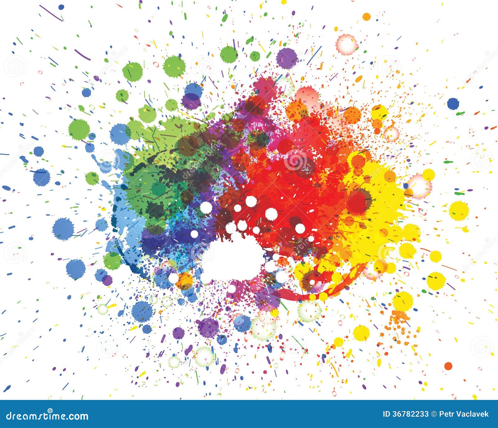 Abstract Spots Background with Place for Your Text Stock Vector ...