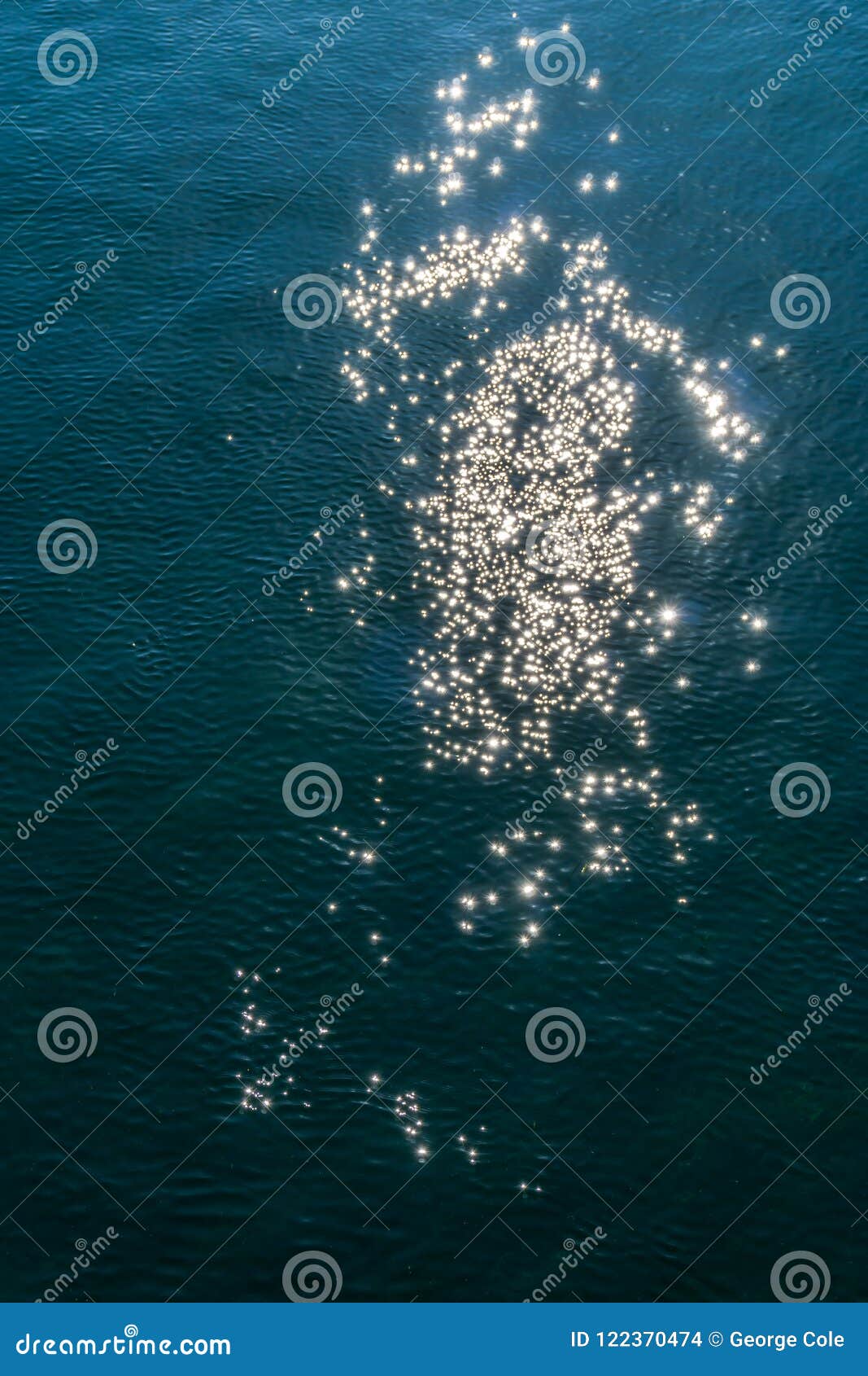 Reflected Light on Water stock photo. Image of brilliant - 122370474