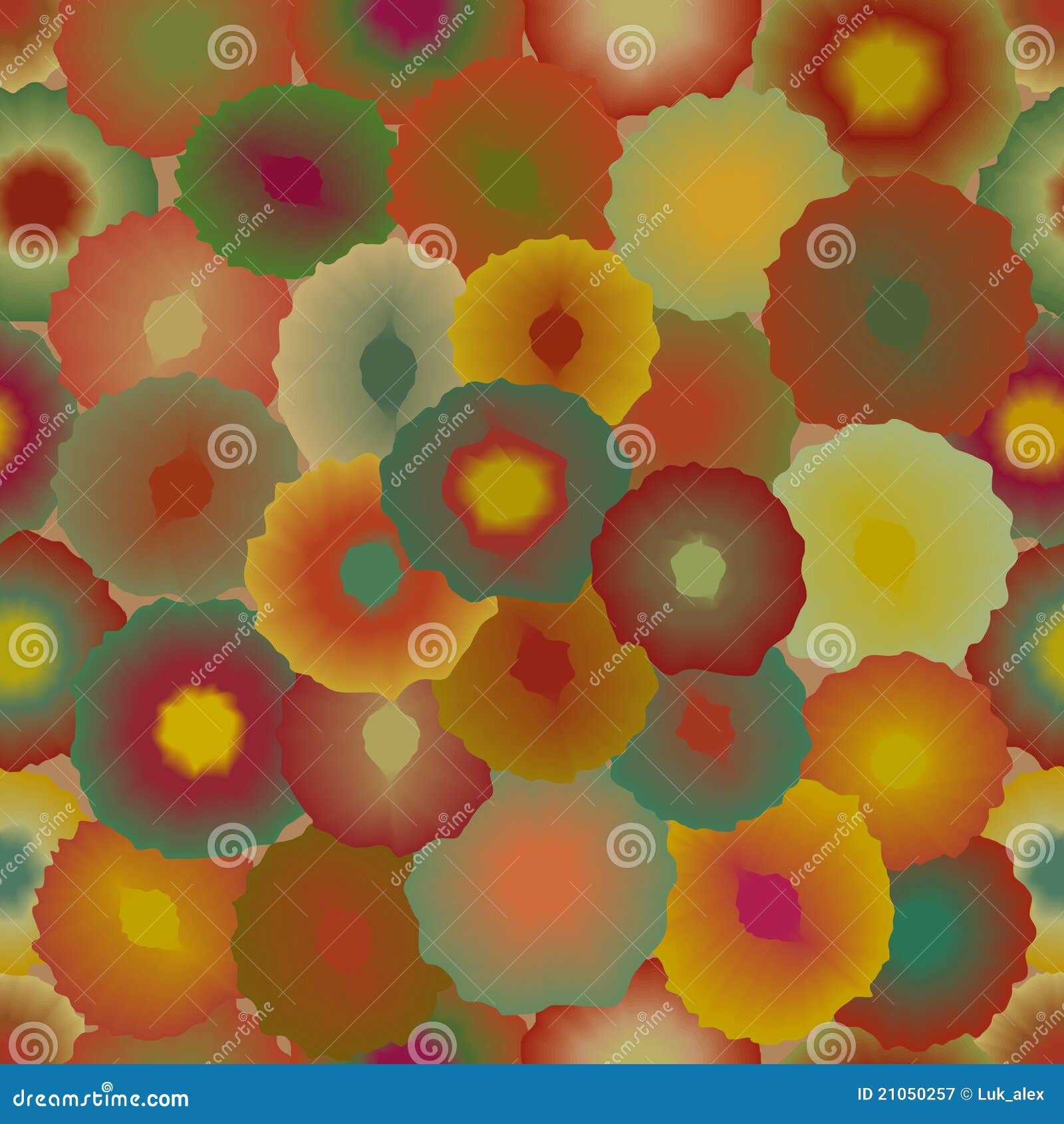 Abstract Spots Seamless Pattern. Stock Illustration - Illustration of ...