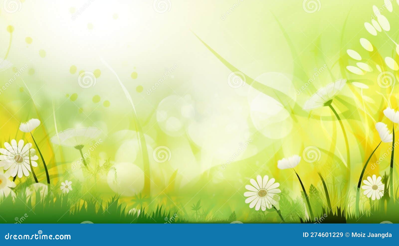 Abstract Spring Background or Summer Background Stock Illustration ...