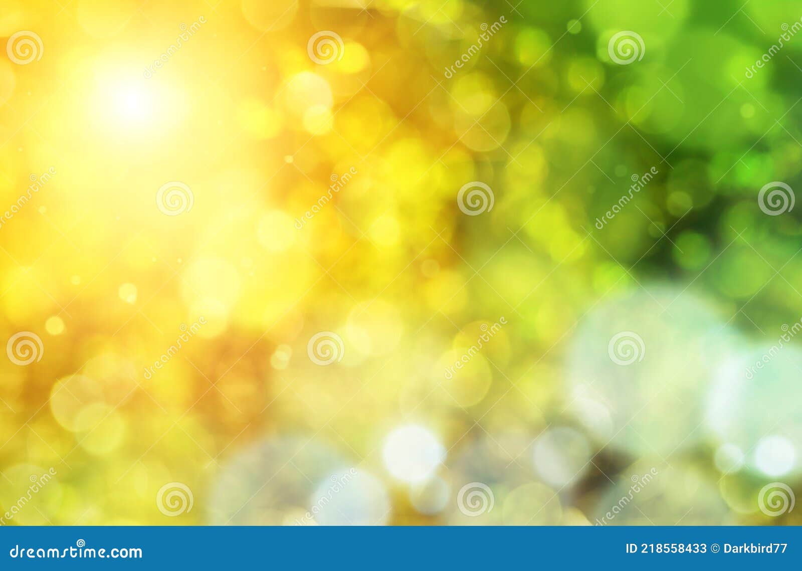 Abstract Spring Background with Sunlight Stock Illustration ...