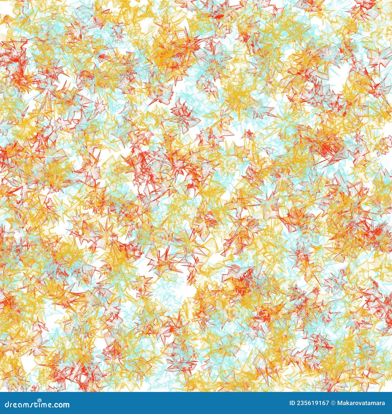 Abstract Spring Brush Strokes on the White Background, Seamless Pattern ...